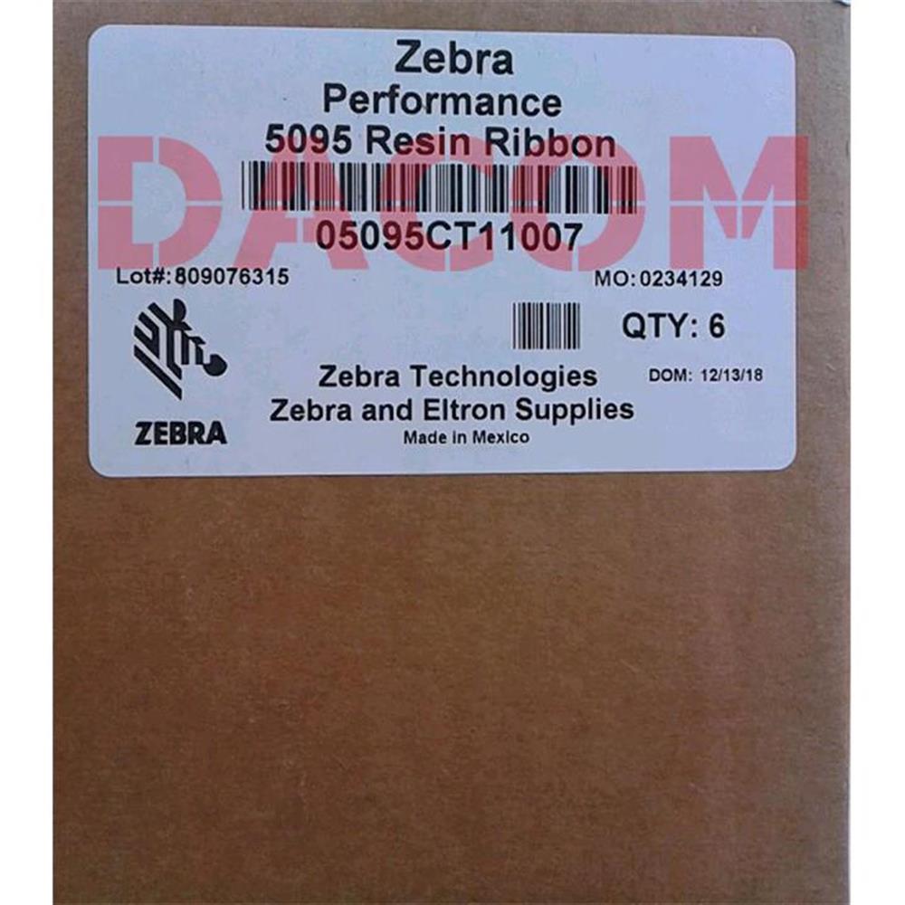 CONSUMABILI RIBBON Zebra CONSUMABILI - ZEBRA SUPPLIES - RIBBON - RESIN ...